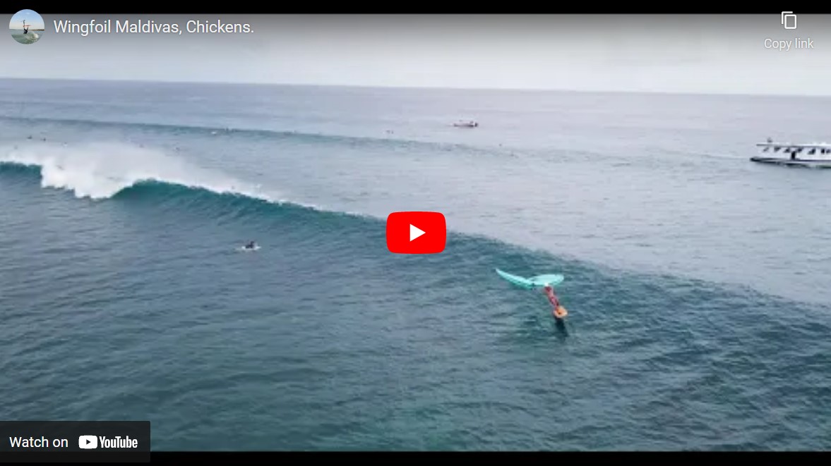 Wing Foiling the Maldives
