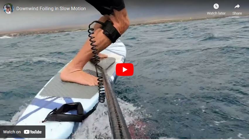Downwind Foiling in Slow Motion